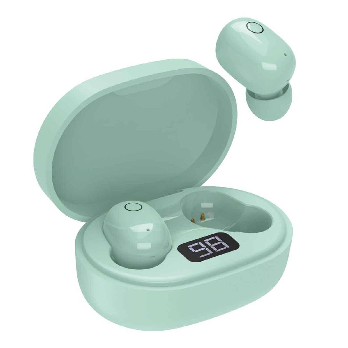 Laser Mini ENC Wireless Earbuds (Aqua) - Bunnings Australia