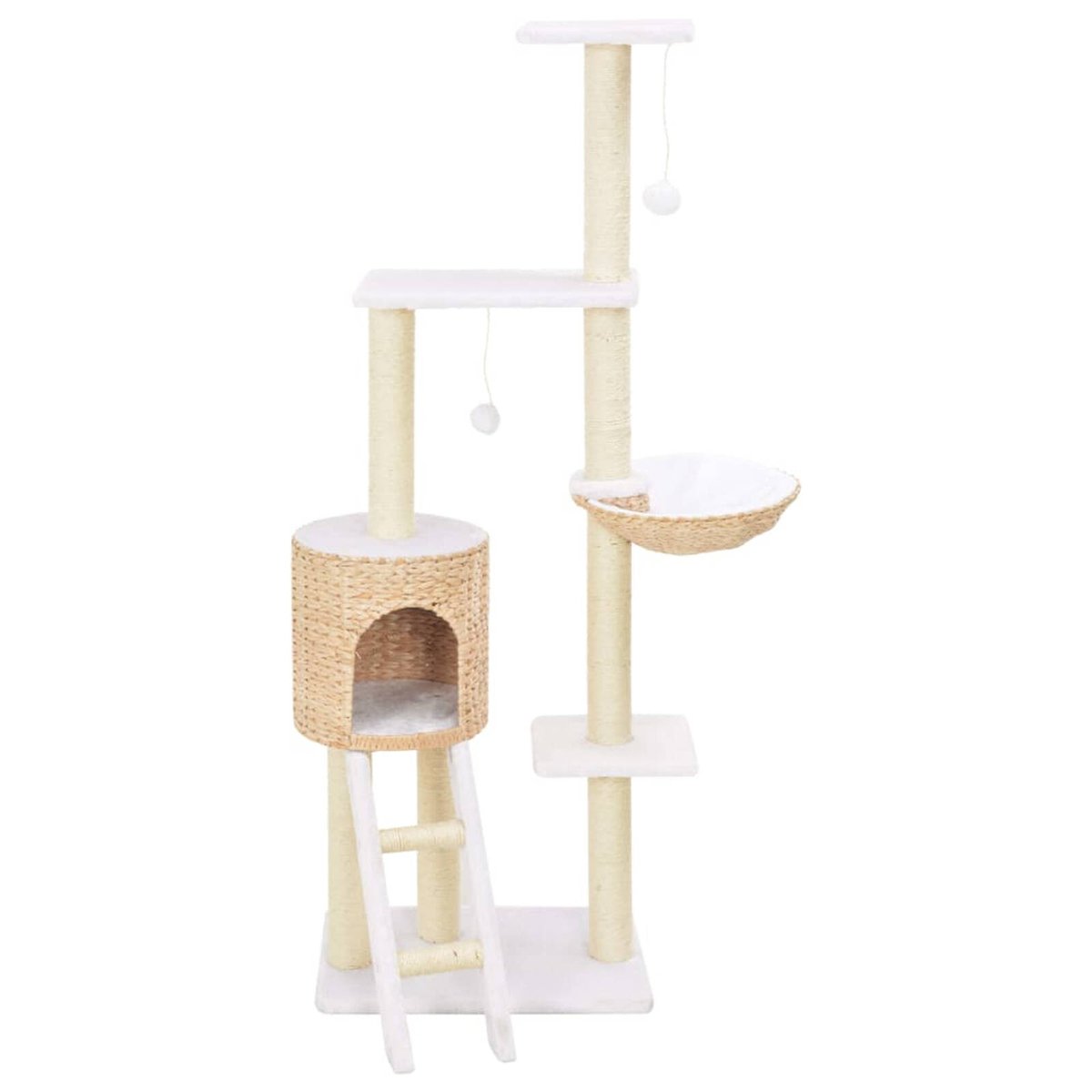Andala Pets Cat Tree with Sisal Scratching Post Seagrass - Bunnings ...
