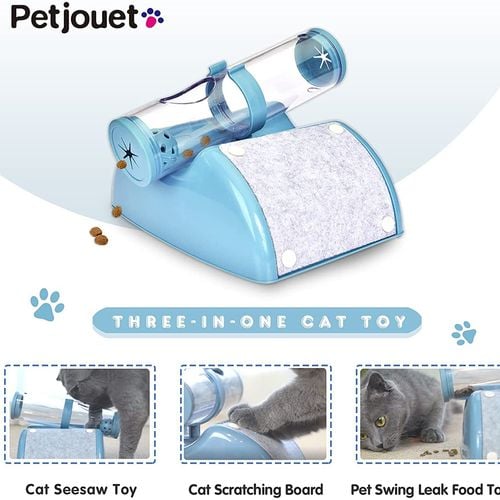 YES4PETS Cat Play Box Kit Pet Toy Kitten Toys Interactive Ball Peek ...