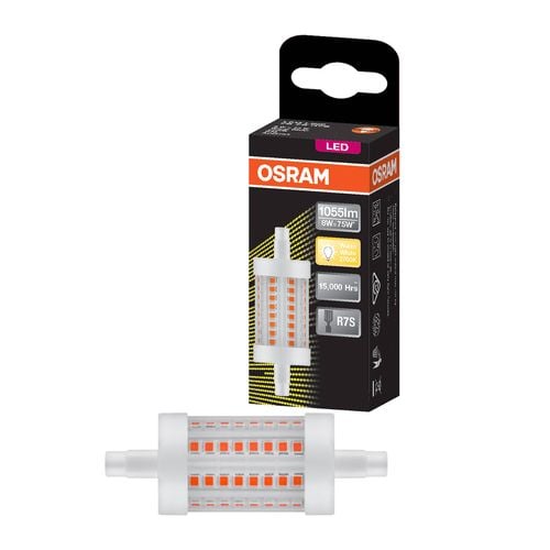Osram R7 Linear LED 1055Lm WW 8W Light Globe - Bunnings Australia