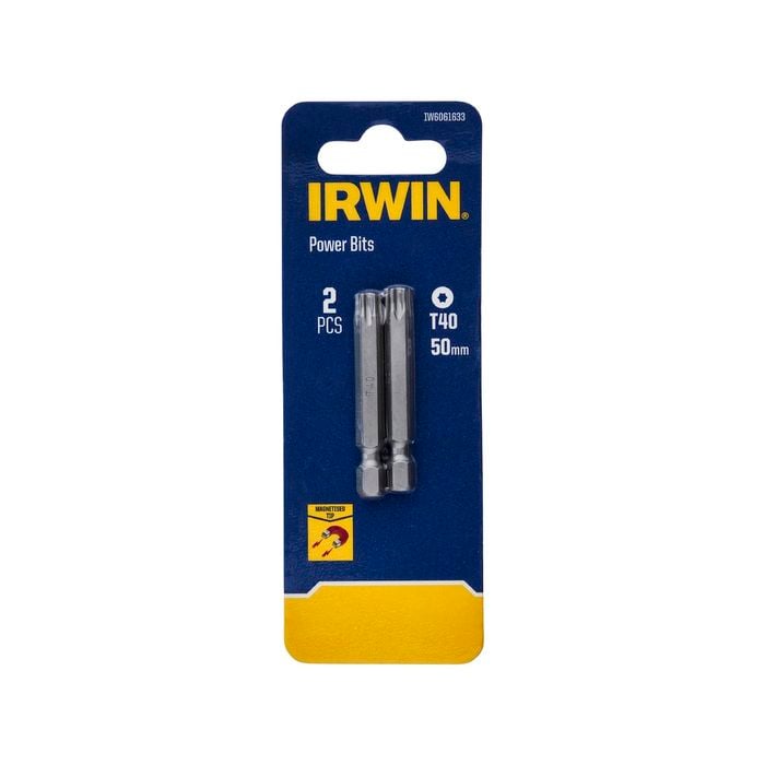 IRWIN 50mm TX40 Power Bits - 2 Pack - Bunnings Australia