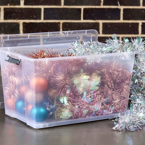 All Set 50L Clear Modular Storage Container - Bunnings Australia
