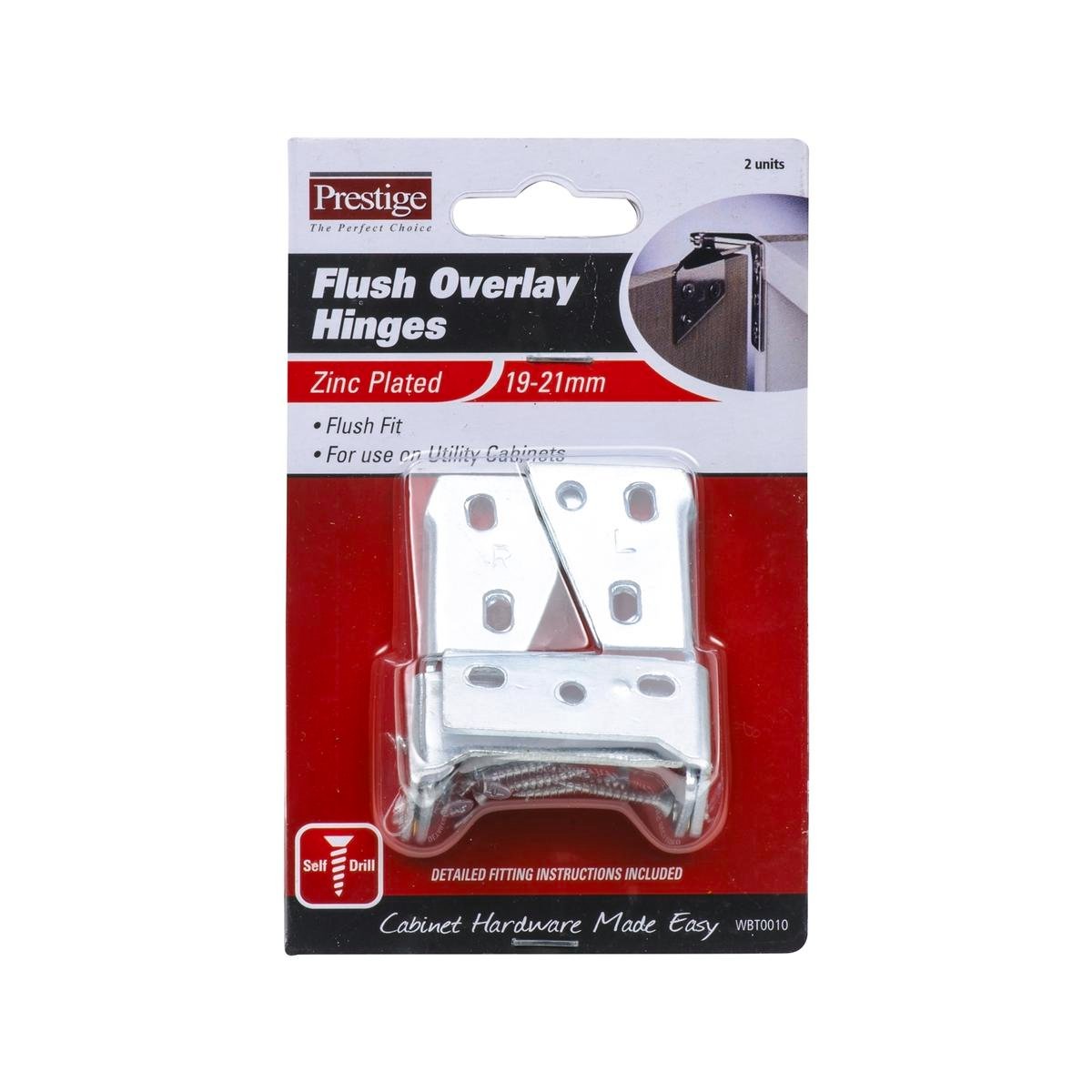 Prestige 19 - 21mm Flush Pattern Overlay - 2 Pack - Bunnings Australia