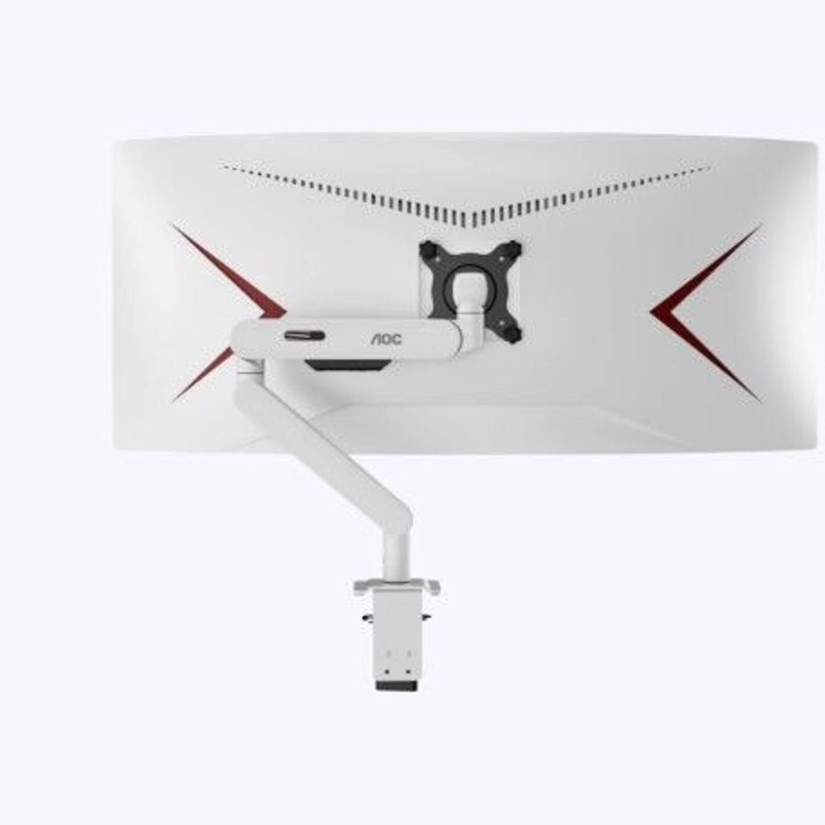 AOC AM402W White Desk-mount Monitor Arm aluminum Alloy Structure ...