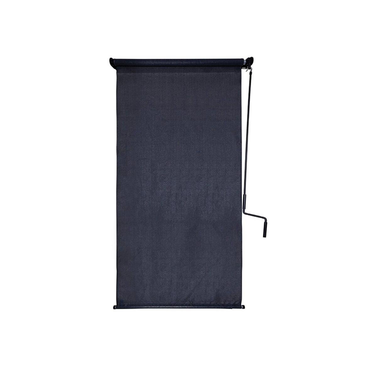 Coolaroo 1.2 x 2.4m Graphite Crank Operated Outdoor Blind - Bunnings ...