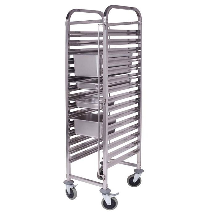 SOGA 15-Tier GN 1/1 Pan Bakery Trolley – Stainless Steel - Bunnings ...