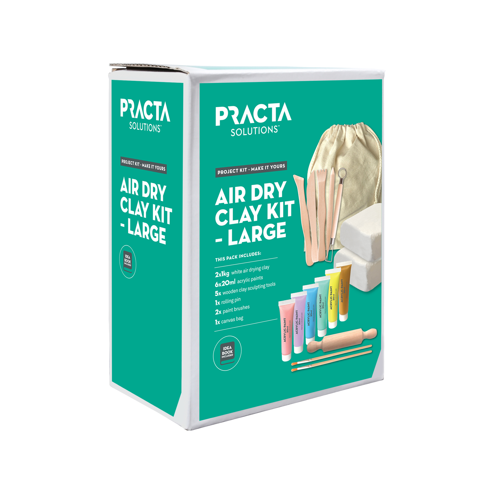 Practa Large Air Drying Clay Project Kit Bunnings Australia