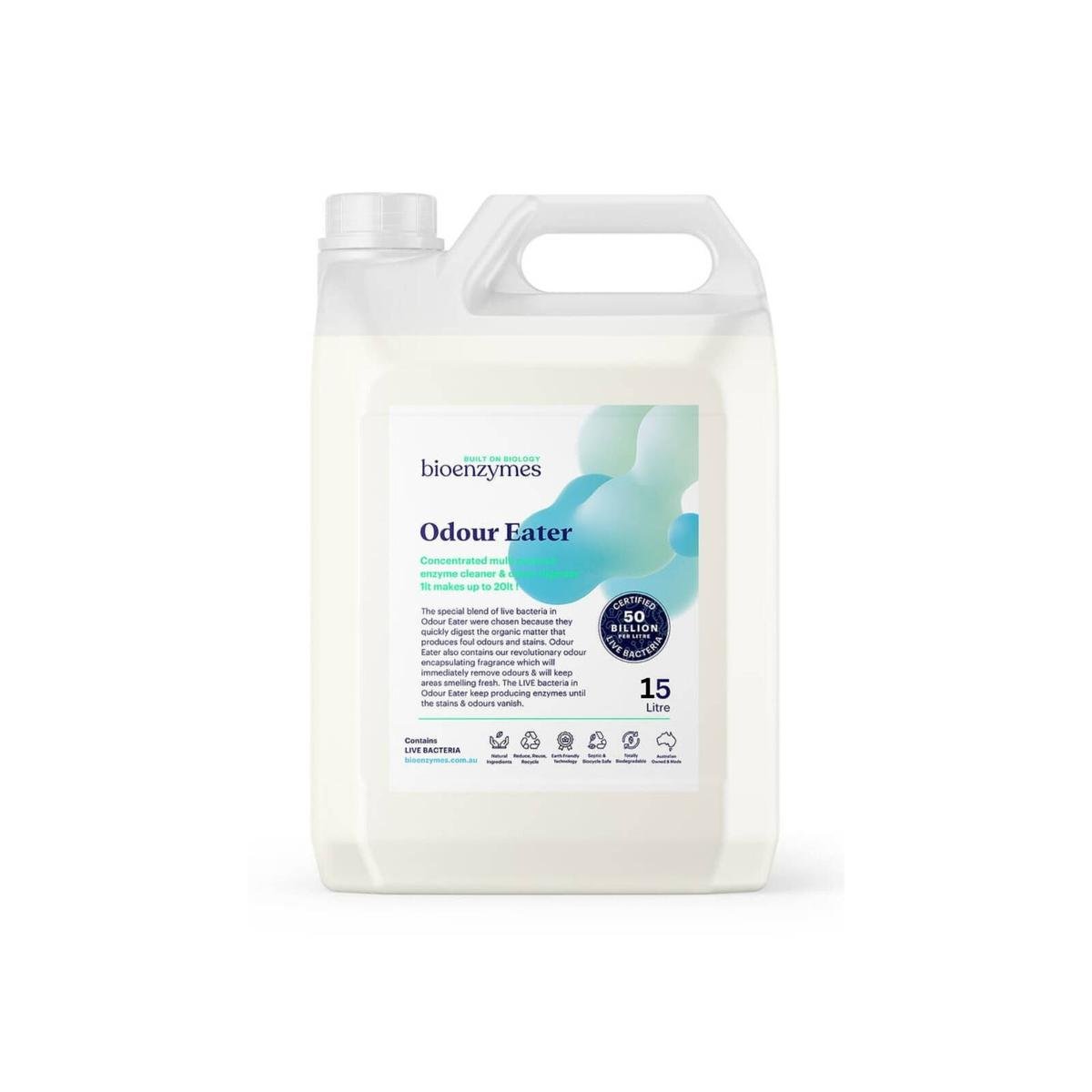 BioEnzymes Odour Eater 15lt. Enzyme based all purpose cleaner & odour ...