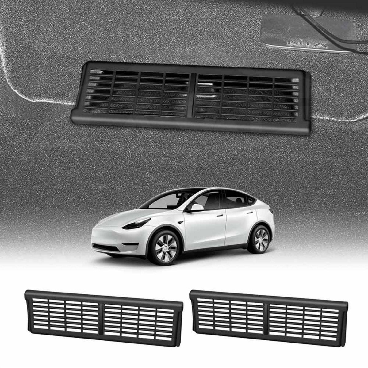 Tesla Model Y 2022-2025 Backseat Rear Under Seat Air Conditioning ...