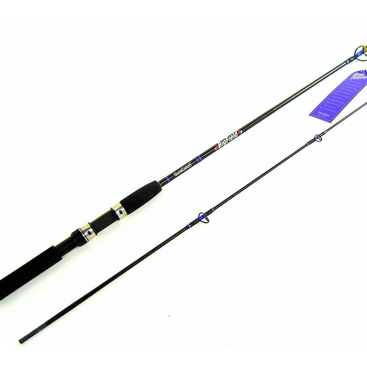 Surecatch Bigfield - 6'6 2 Pc Spin Fishing Rod 3-6kg River - Estuary ...