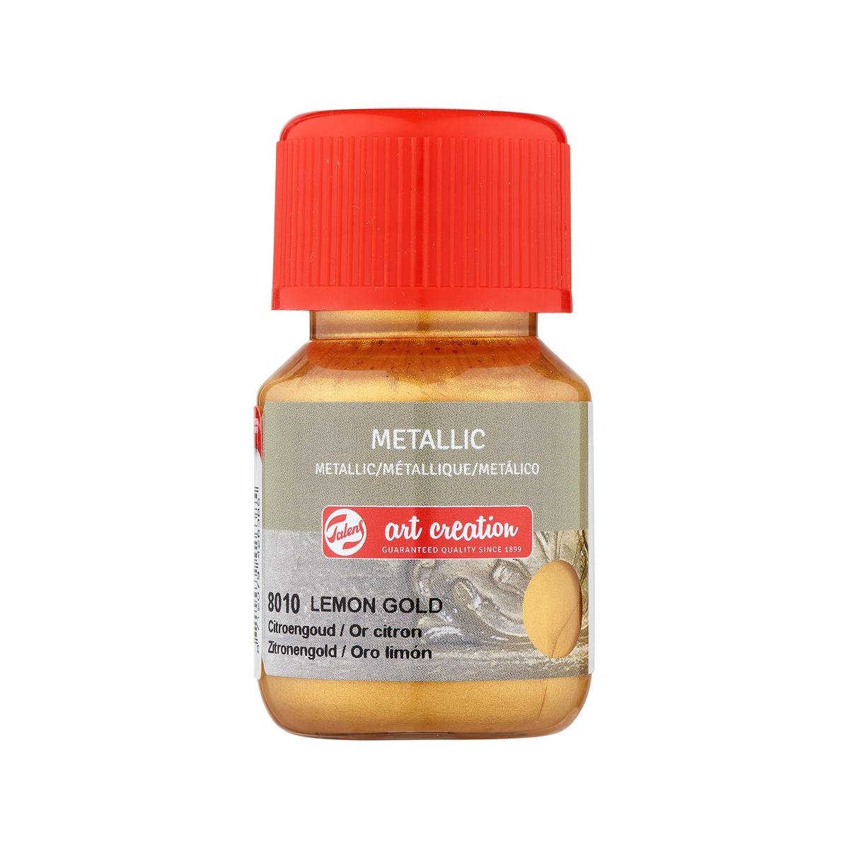 Talens Art Creation 30ml Lemon Gold Metallic Paint - Bunnings Australia