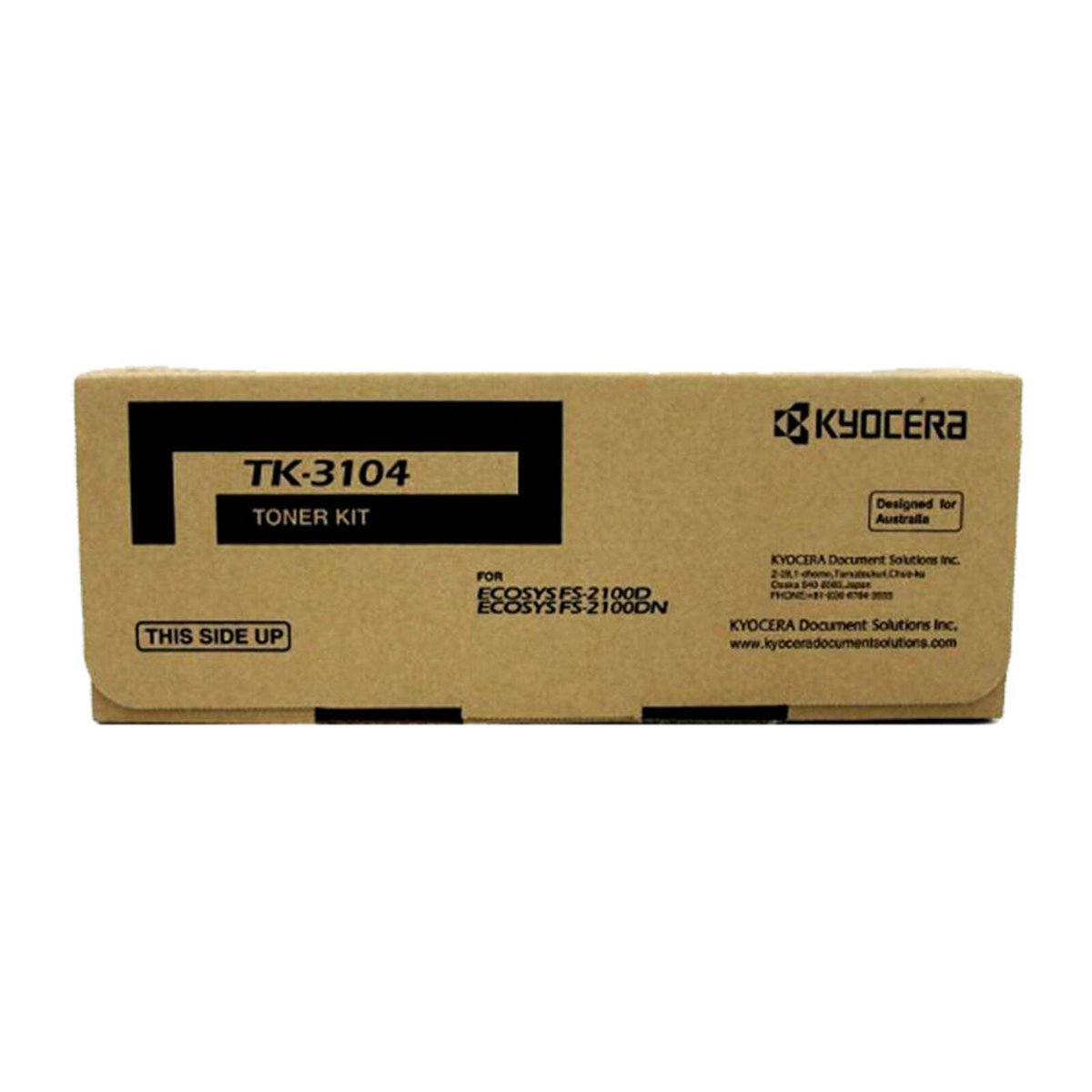 Kyocera TK-3104 Original Laser Toner Cartridge - Black Pack - 12000 ...