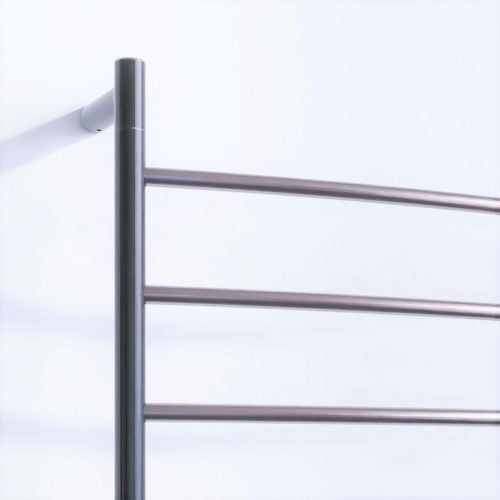 Barelli Gun Metal Grey 5 Bar Round Curved Heated Towel Rail - Bunnings ...