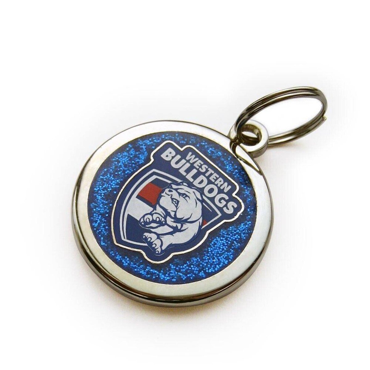 AFL Pet ID Tag - Western Bulldogs - Engravable - 25mm diameter ...