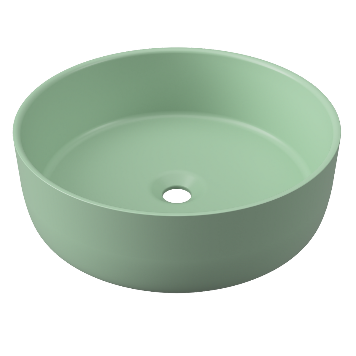 New England Joinery 360mm Mint Matt Allure Basin - Bunnings Australia