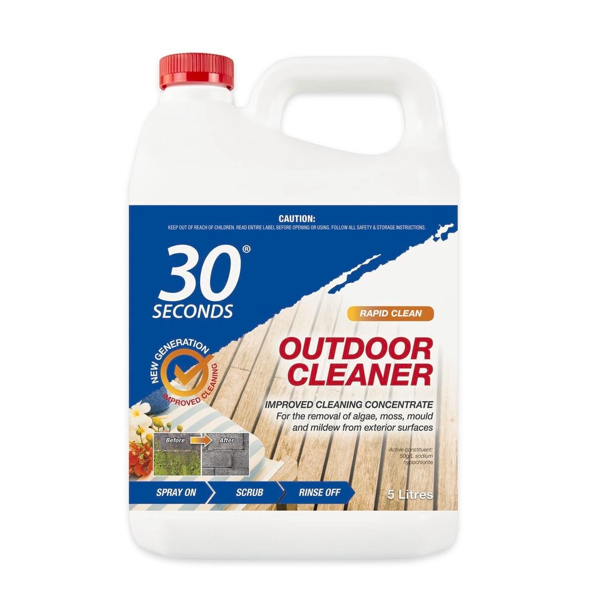 30 Seconds 5L Outdoor Cleaner Concentrate - Bunnings Australia