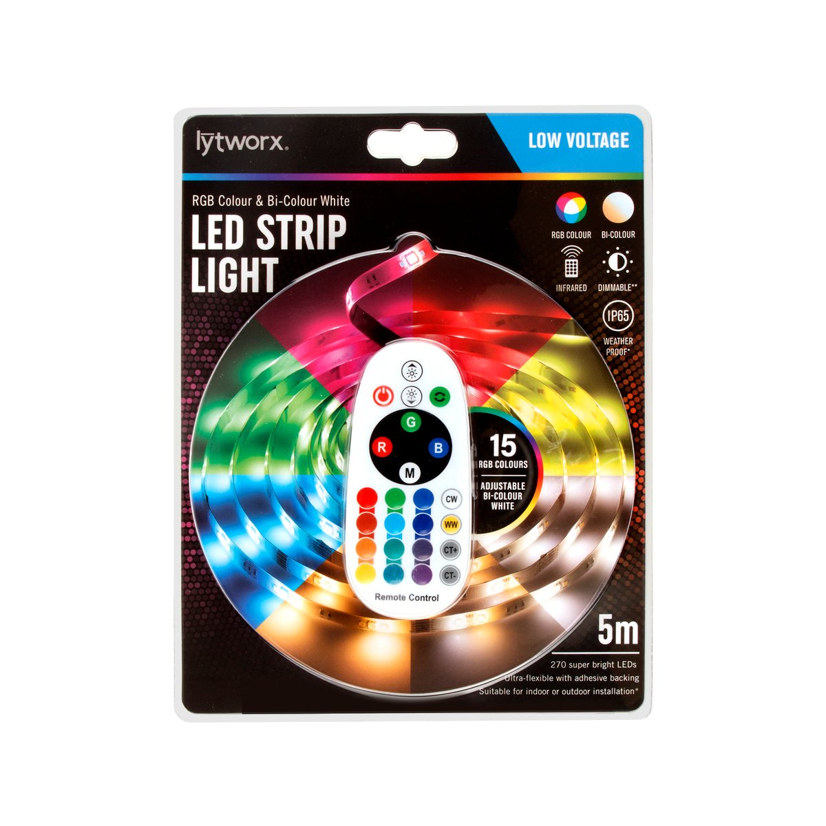 Lytworx 5m RGB And White LED Strip Light - Bunnings New Zealand
