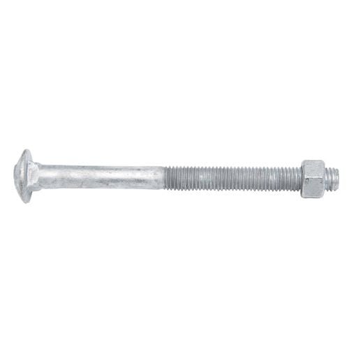 ZENITH M12 x 150mm Hot Dip Galvanised Cup Head Bolts And Nuts - 12 Pack ...
