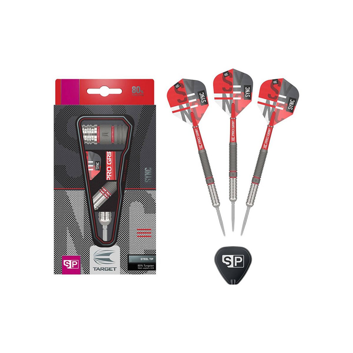Target 22g Sync 80% Steel Tip Darts SP01 Barrel Shaft - Bunnings Australia