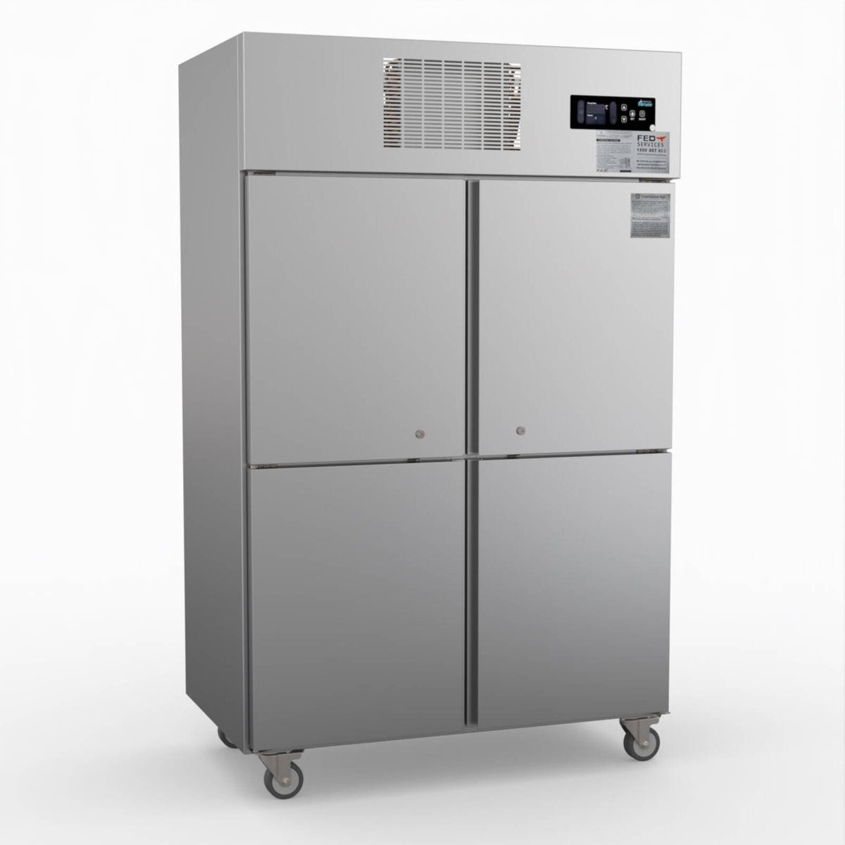 Thermaster Tropical 4 X 1/2 Door Ss Fridge - Commercial Solid Door ...