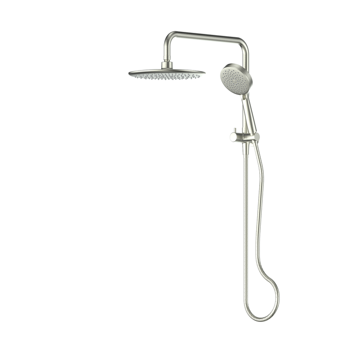 Greens Australia Scandi Short Twin Rail Shower Brushed Nickel ...