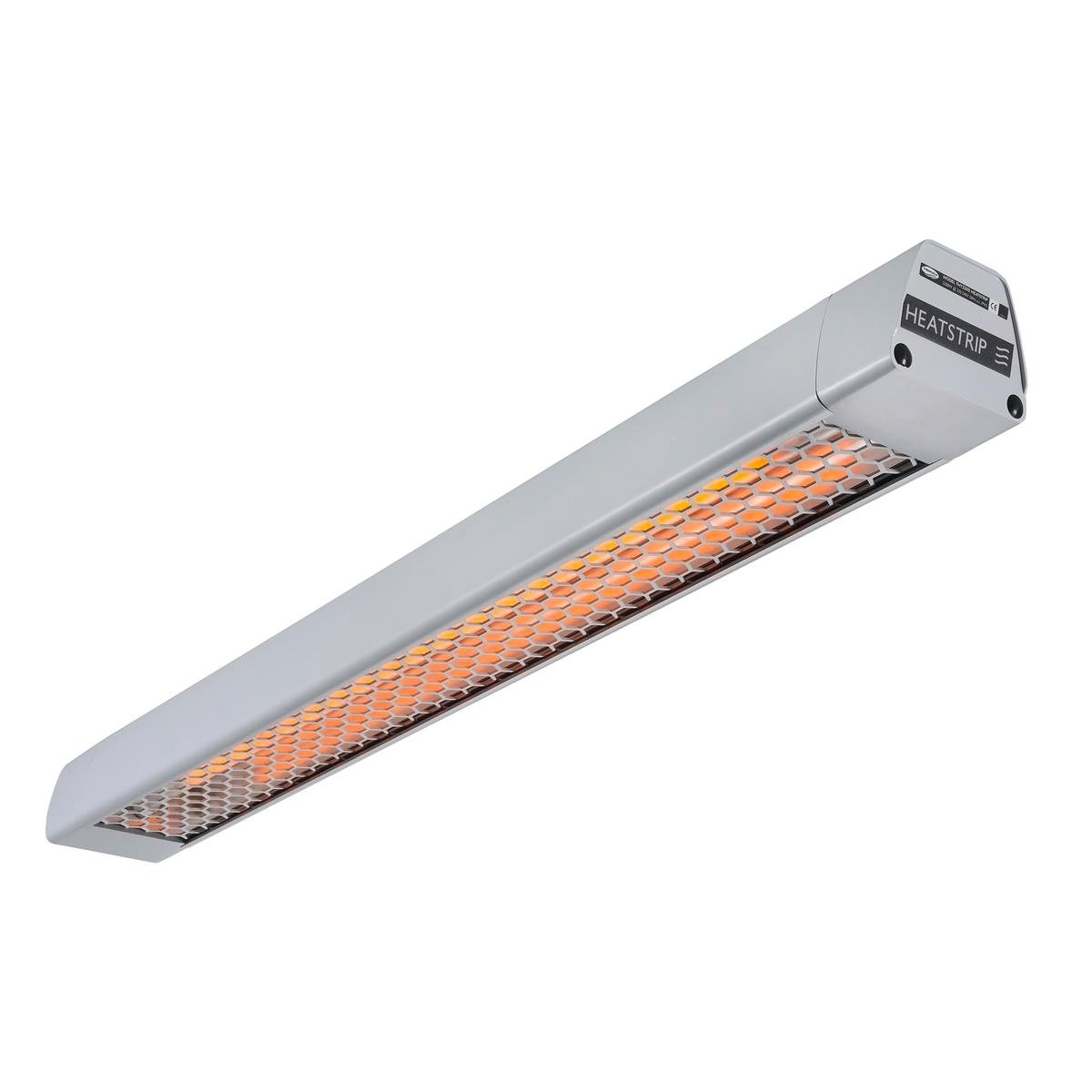Heatstrip 2200W White Intense Infrared Electric Outdoor Heater ...