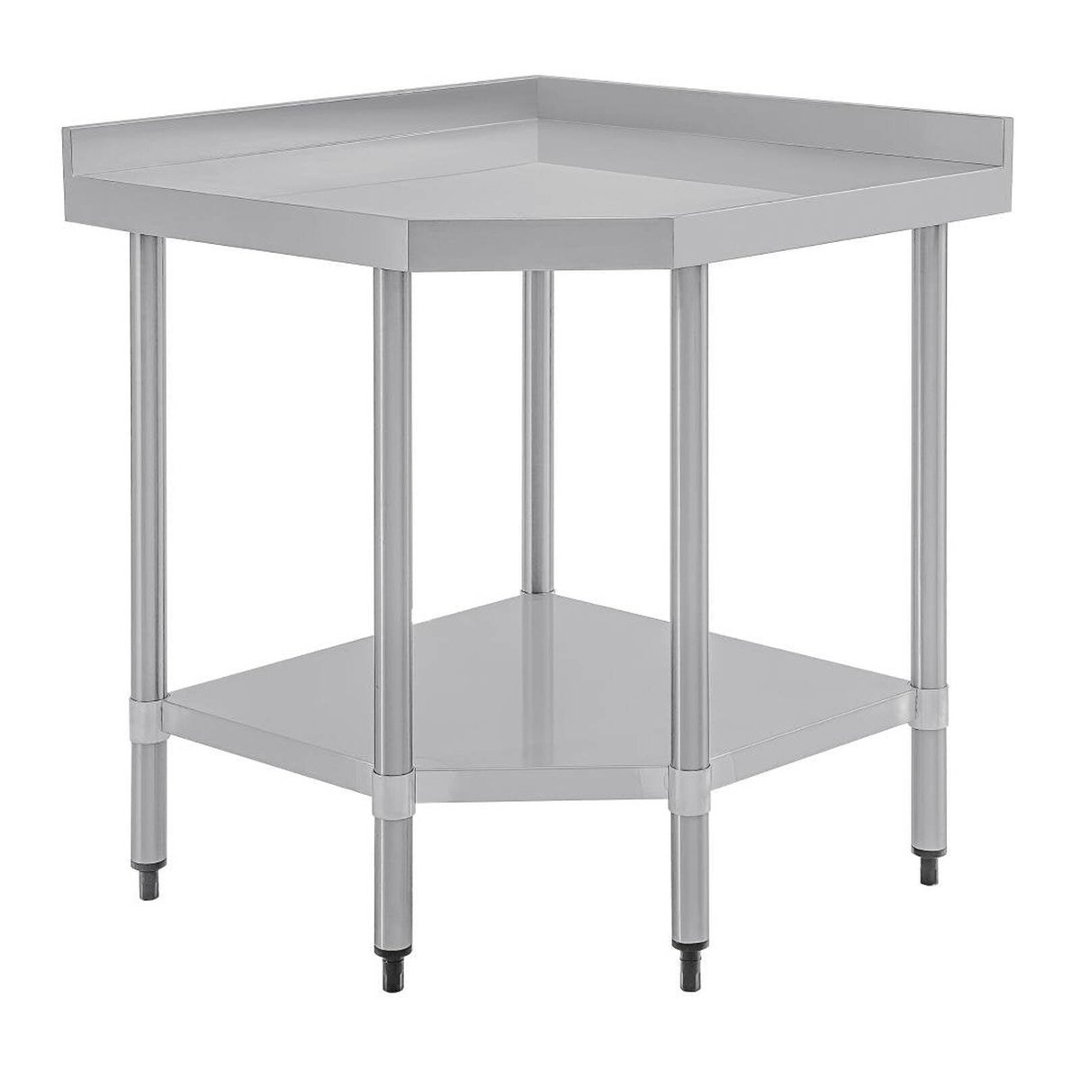 Vogue Stainless Steel Corner Table - Bunnings Australia