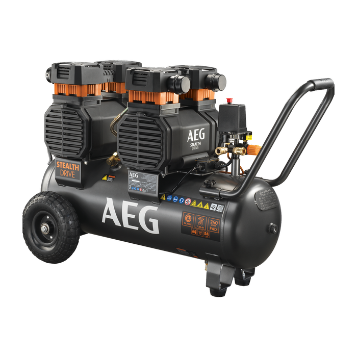 AEG 60L 3.0HP Silenced Air Compressor - Bunnings Australia