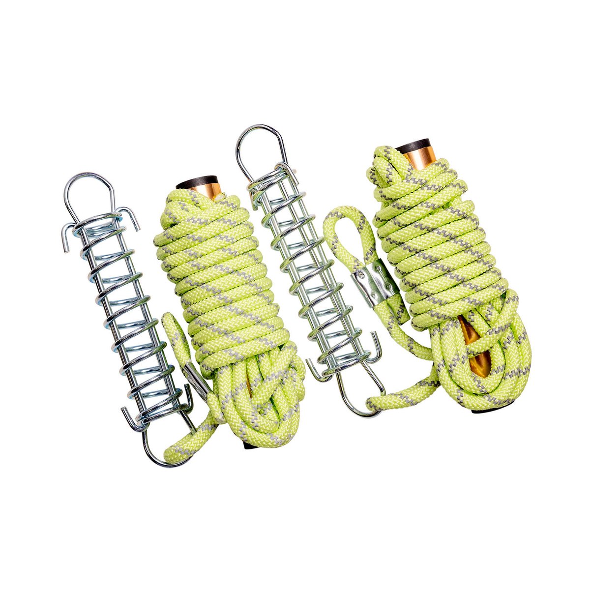 Polytuf 3m x 6mm Reflective Glow In The Dark Guy Rope with Spring - 2 ...