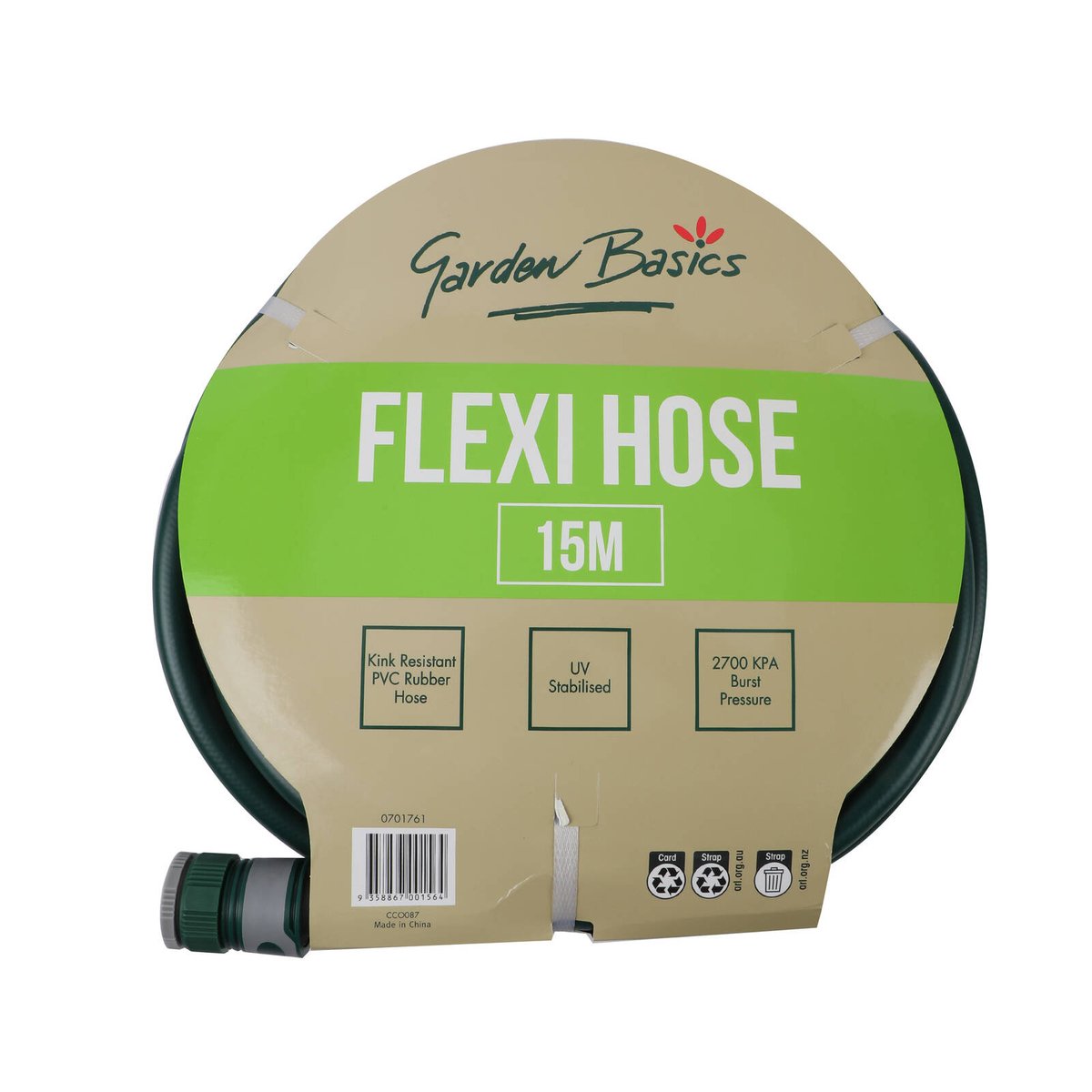 Garden Basics 12mm x 15m Flexi Garden Hose - Bunnings Australia