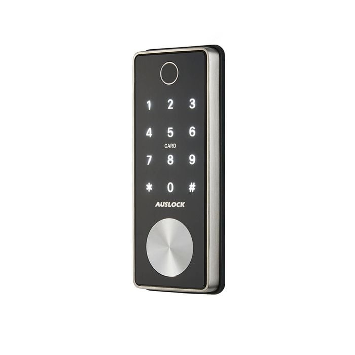 Auslock Silver Smart Deadbolt Door Lock - Bunnings Australia