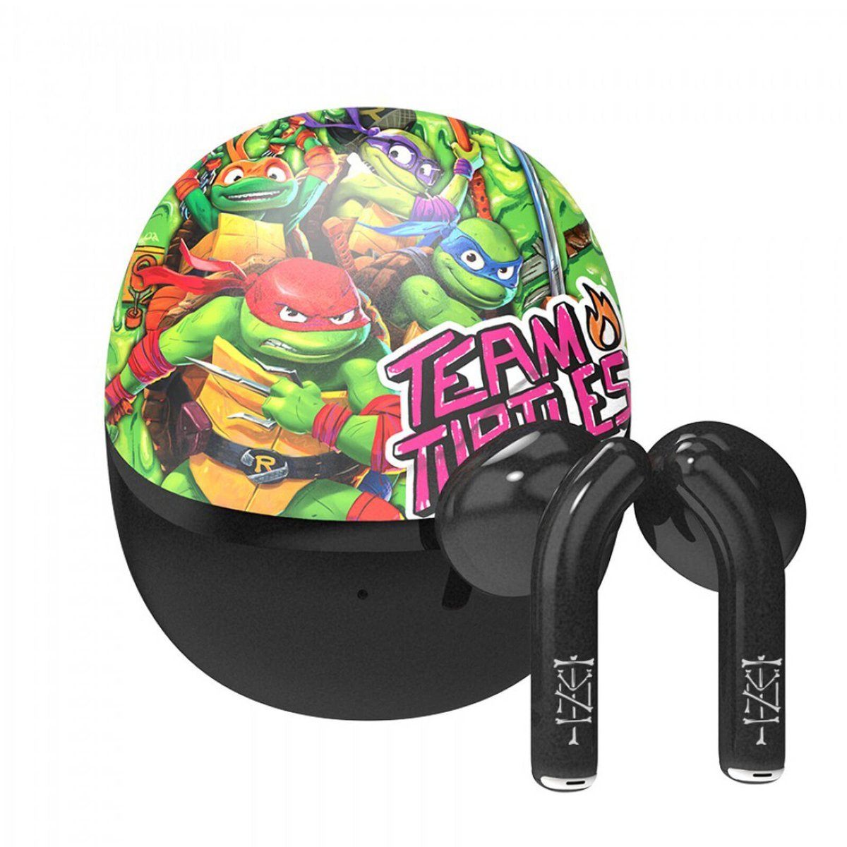 Teenage Mutant Ninja Turtles TWS Wireless BT Earbuds w/ Charging Case ...