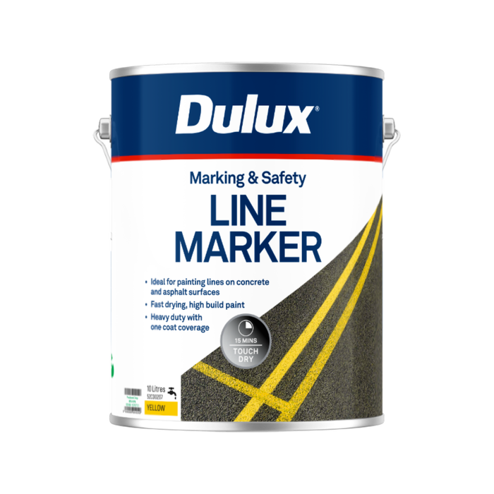 Dulux 10L Yellow Concrete And Paving Line Marker - Bunnings Australia