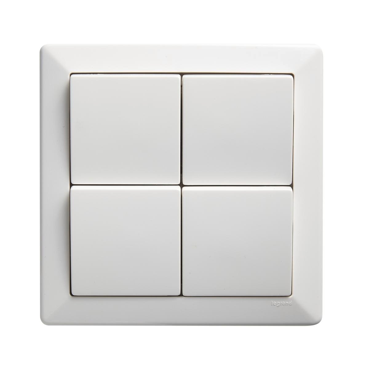 HPM COMO 4 Gang Vertical Wall Switch - Bunnings Australia