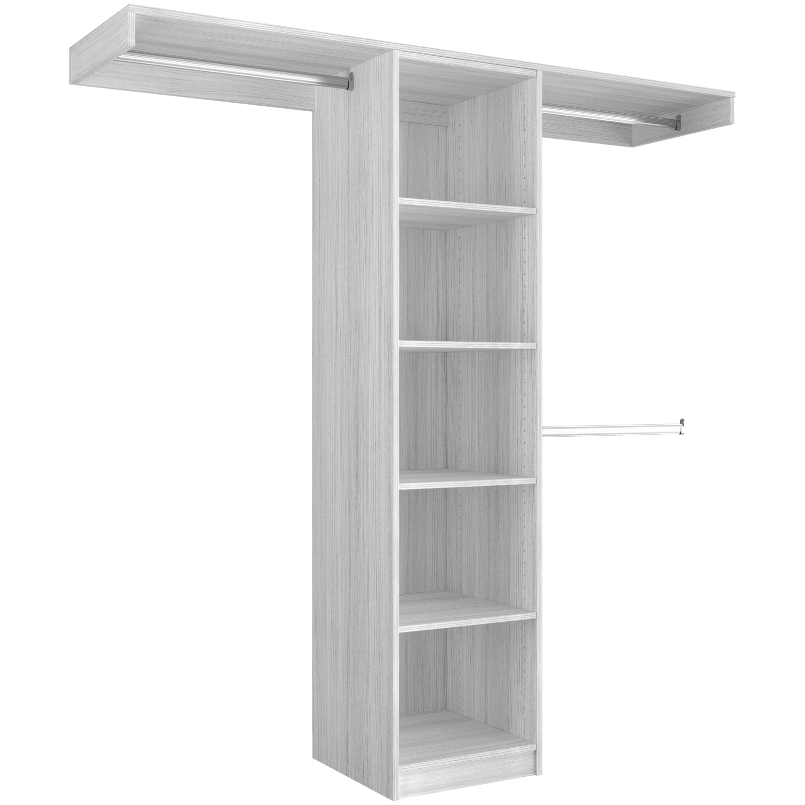 1800 - 2100mm Mist Pack 3 Opening Built in Wardrobe Package - Lugna Online