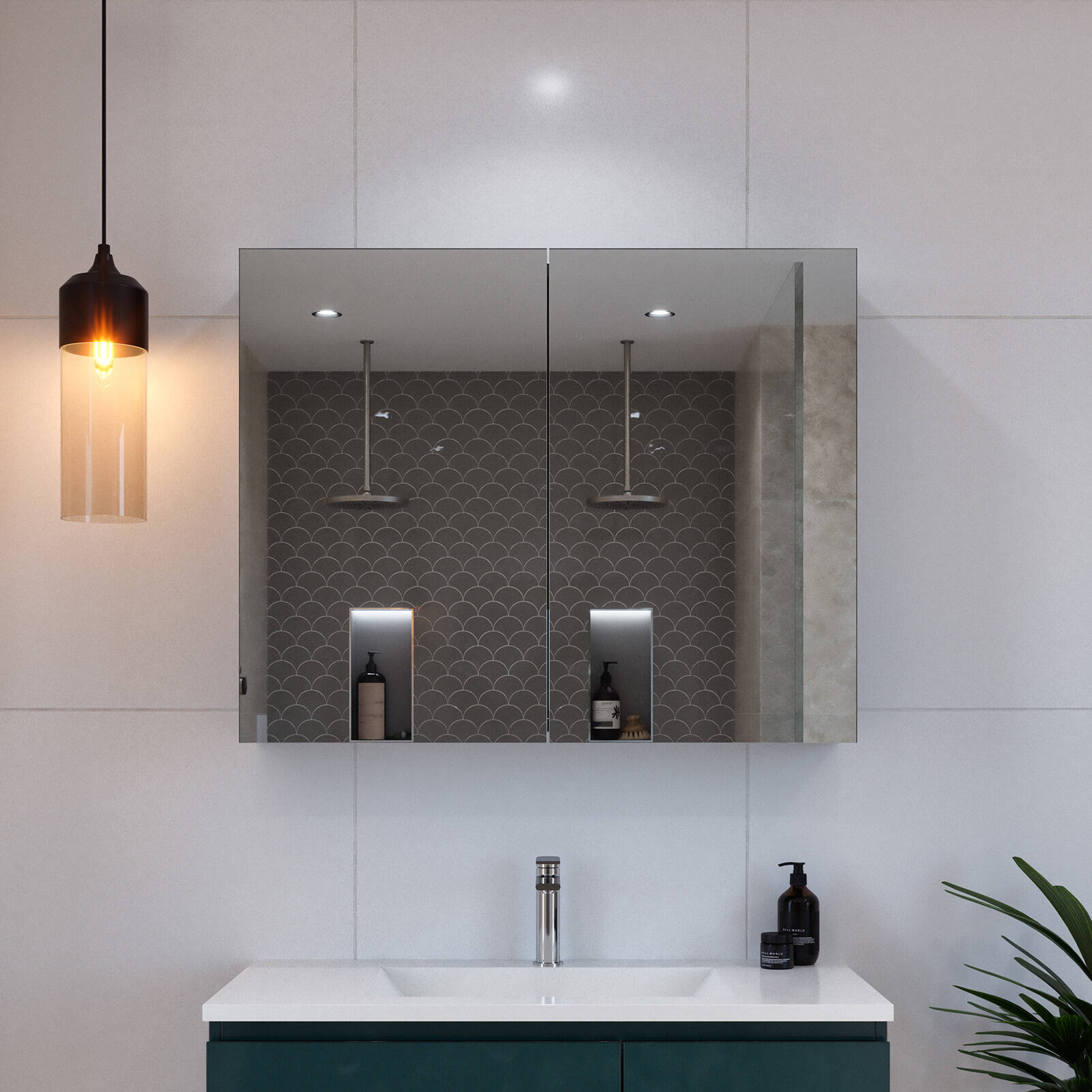 New England Joinery 900mm Shine Shaving Cabinet Bunnings Australia
