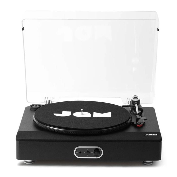Jam Sound Stream+ Bluetooth Vinyl Turntable Set Black - Bunnings Australia