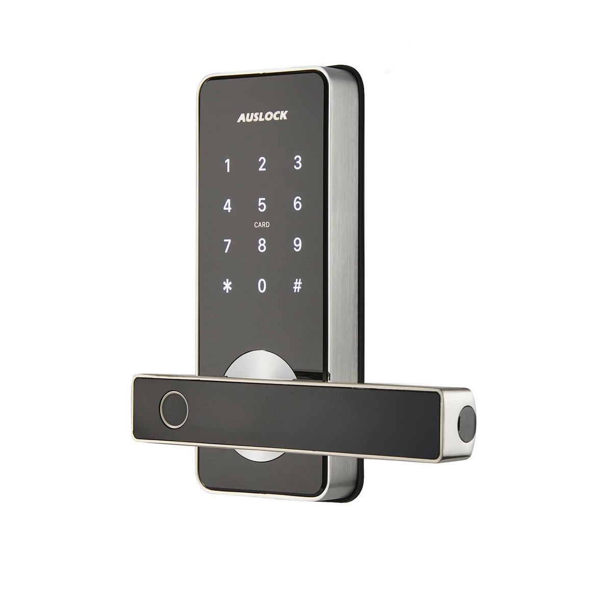 Auslock Silver Handy Series Fingerprint Smart Door Lock - Bunnings ...