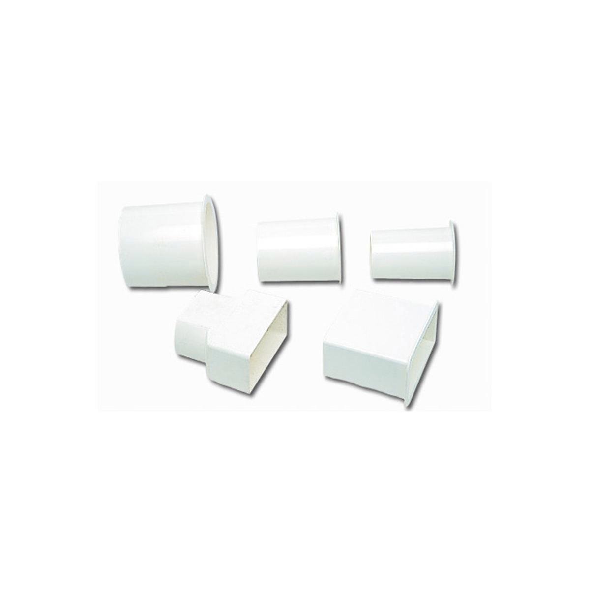 PVC Spouting Dropper Round 100mm White - Bunnings New Zealand