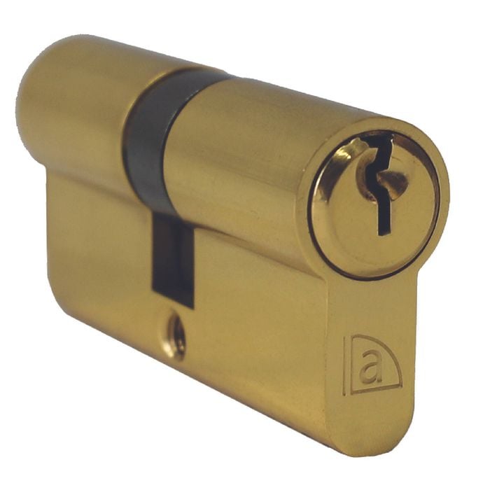 Austyle 65mm Satin Brass Double Cylinder 99144 - Bunnings Australia