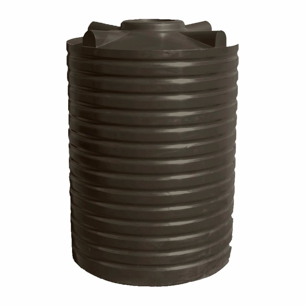 Clark Tanks 3000L Round Poly Water Tank - Native Grey - Bunnings Australia