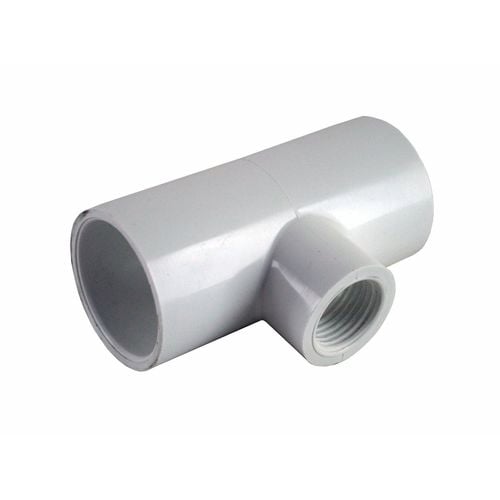 Holman 20mm x 1/2" Press PVC Faucet Tee - Bunnings Australia