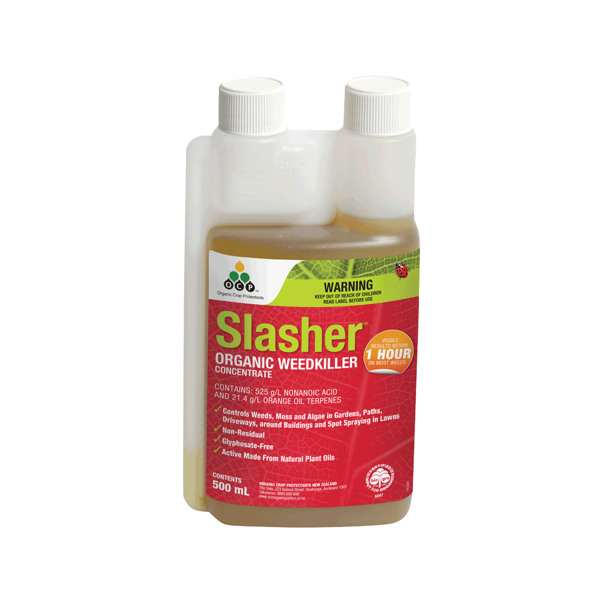 OCP 500ml Slasher Eco-Organic Weedkiller Concentrate - Bunnings New Zealand
