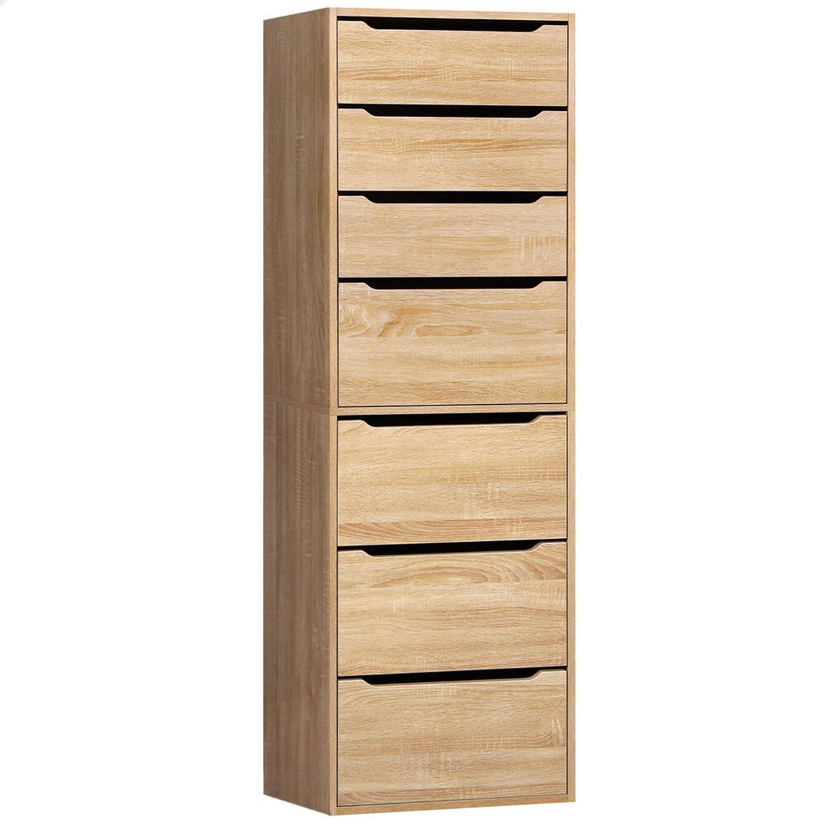 ALFORDSON Chest of 7 Drawers Office Storage Cabinet Wood - Bunnings ...