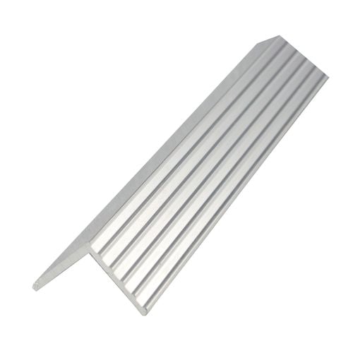 Metal Mate 25.4 x 25.4 x 1.57mm 3m Silver Aluminium Fluted Angle ...