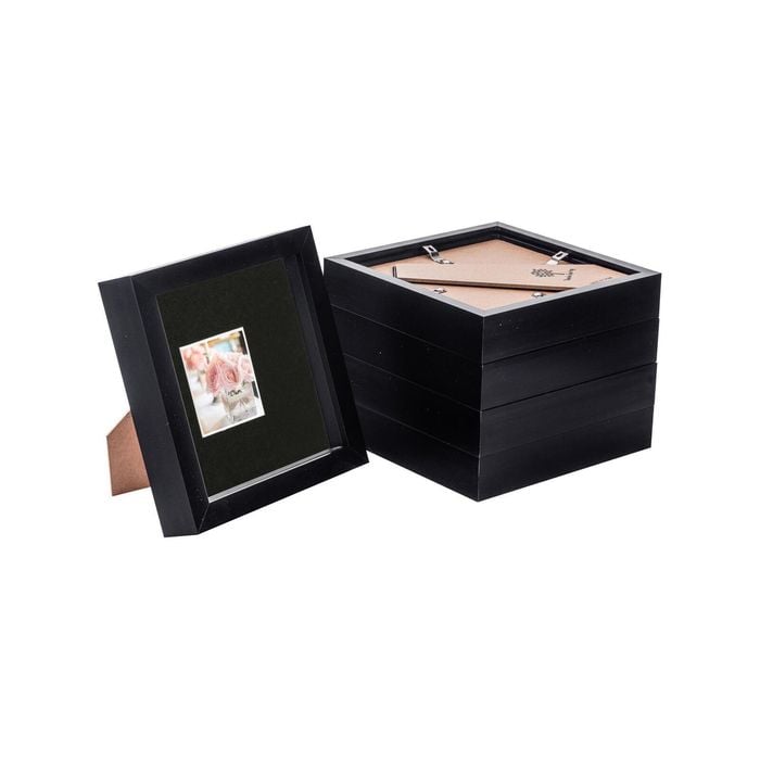 Nicola Spring 5 Piece 6 x 6 3D Shadow Box Photo Frame Set - Craft ...