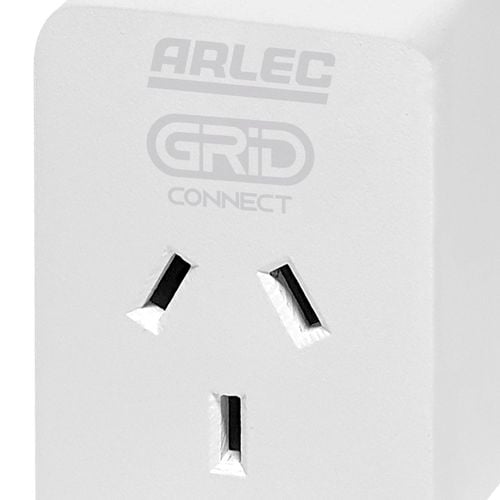 Arlec White Grid Connect Smart Plug in Socket with Energy Meter ...