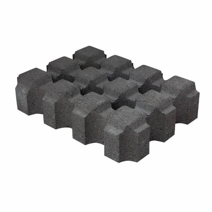 Adbri Masonry 420 x 315 x 90mm Charcoal Turfgrid Paver - Bunnings Australia