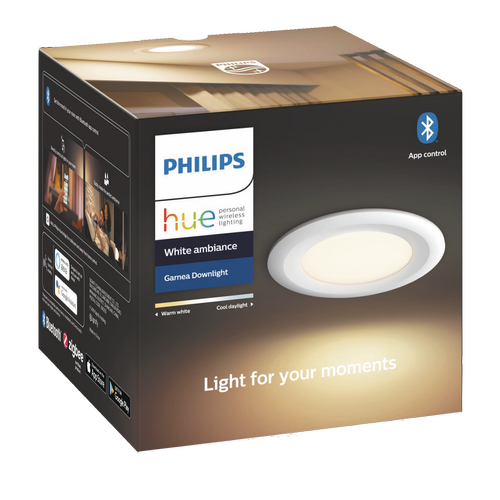 Philips LED 650lm White Ambient Hue Smart 7W Down Light - Bunnings ...