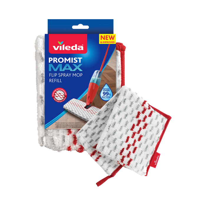 Vileda ProMist MAX Spray Mop Microfibre Refill - Bunnings Australia